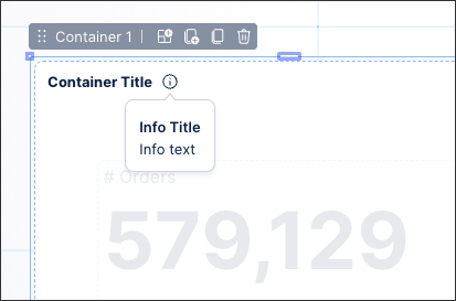 Configuring containers, tab containers, and conditional layouts